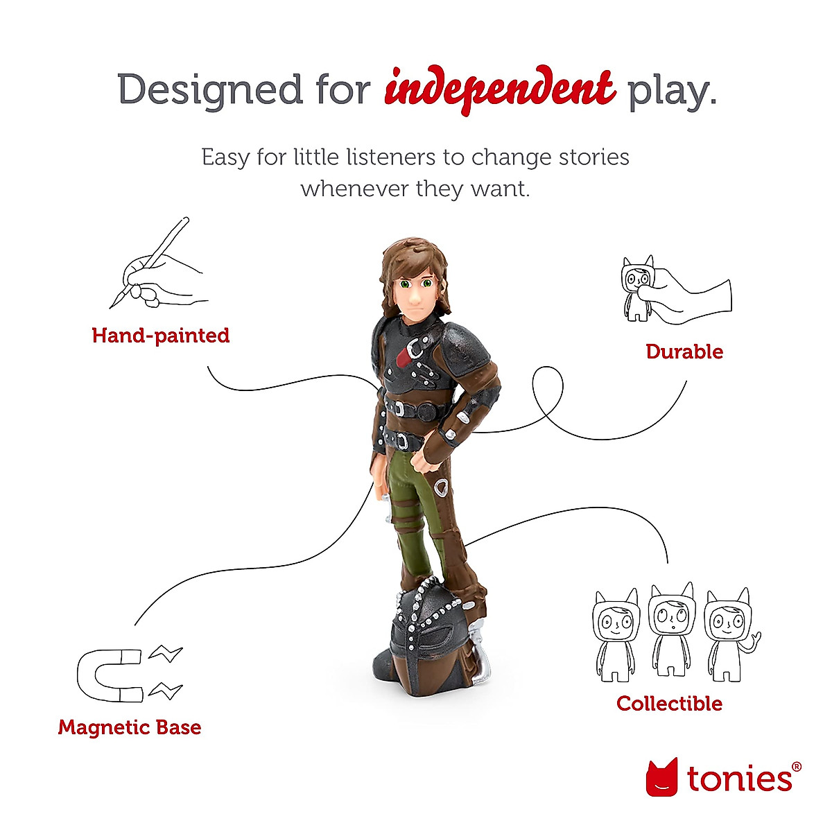 Tonies Hiccup Audio Play Character from How to Train Your Dragon Kids
