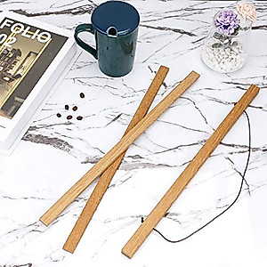 WITCOLOR Magnetic Poster Hanger Frame, Teak Magnet Poster Frame 11x14 11x17 11x22 for Posters, Kids Paintings, Photos, Maps, Scrolls, Picture, Canvas Works and Art Prints(2 Pack)