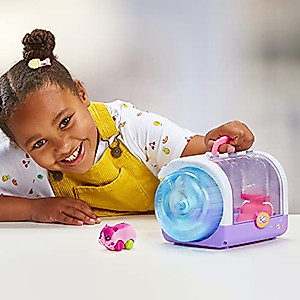 Little Live Pets - Lil' Hamster: Popmello & House Playset | Interactive Toy. Scurries, Sounds, and Moves Like a Real Hamster. Soft Flocked. Batteries Included. for Kids 4+