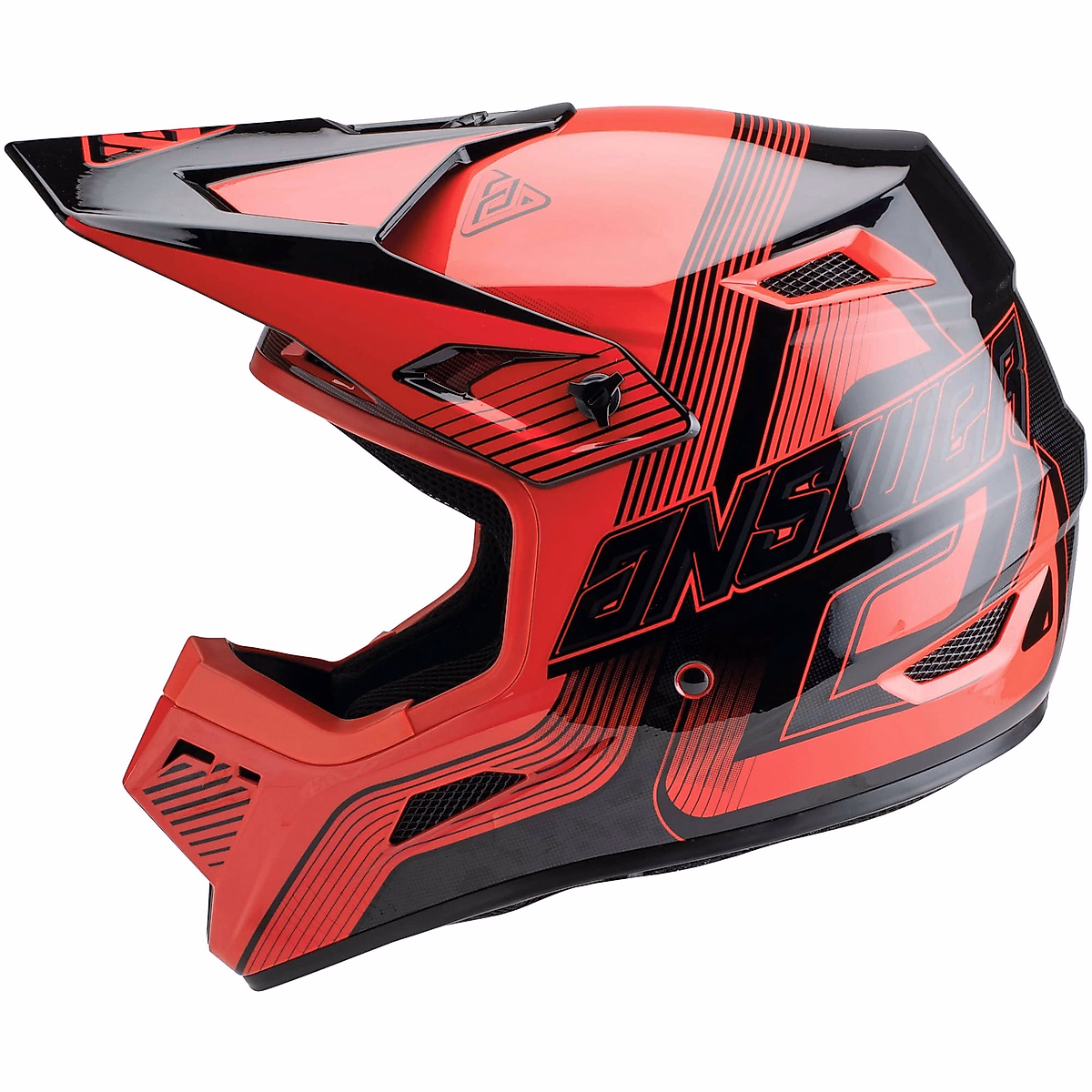 Answer Racing 447764 A23 AR1 Vendetta Helmet: Red/Black, Youth M