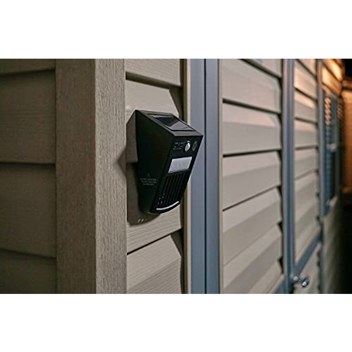 PIC 2-in-1 Solar Bug Zapper and Motion Sensor LED Light, Outdoor Electric Insect Killer, Mosquito Fly Zapper Trap for Outdoor Use