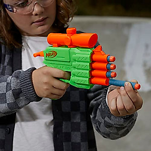 Nerf Elite 2.0 Face Off Target Set, Includes 2 Dart Blasters & Target & 12 Elite Nerf Darts, Toy Foam Blasters for Kids Outdoor Games