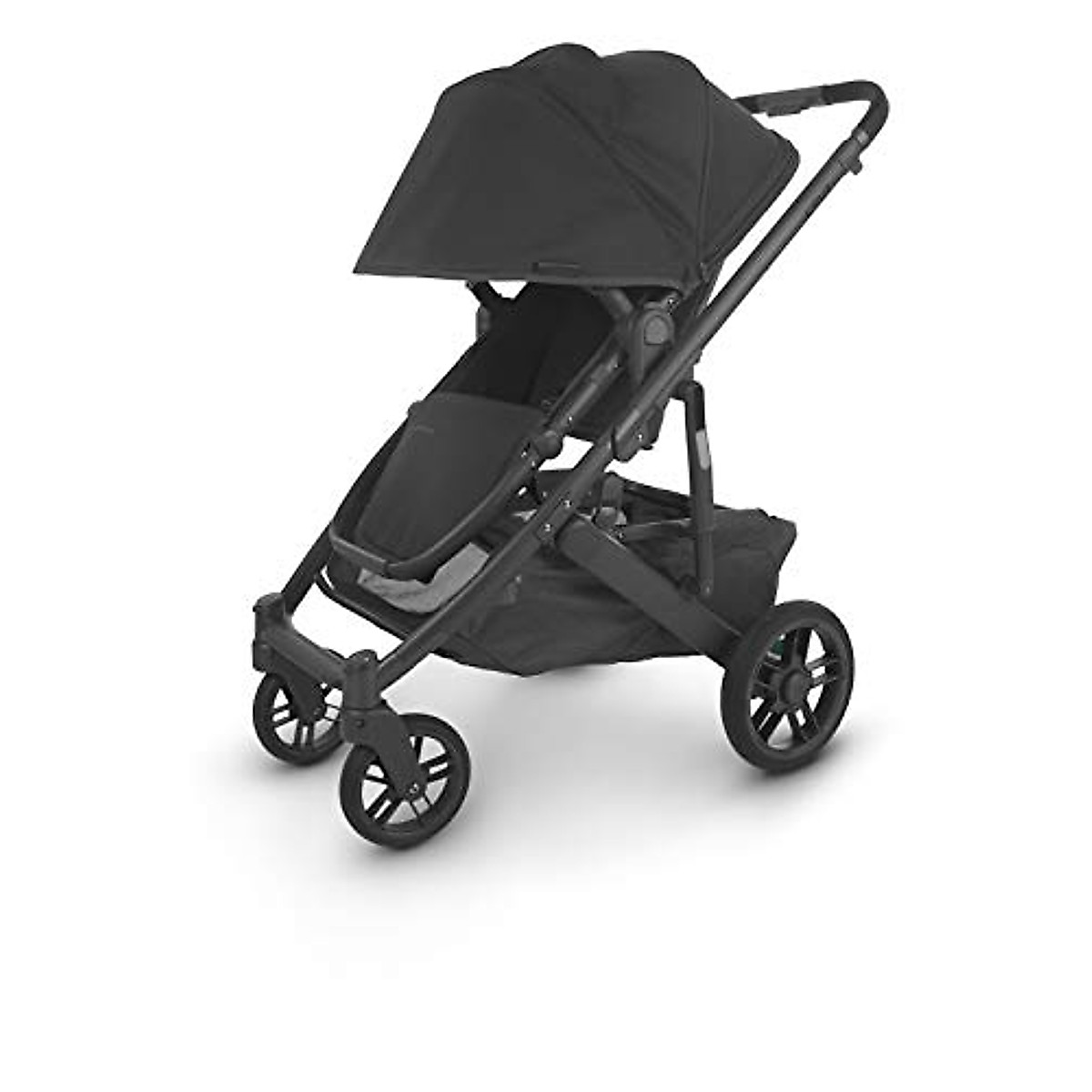 UPPAbaby Cruz V2 Stroller - Jake (Black/Carbon/Black Leather) + Mesa Infant Car Seat - Jake (Black)