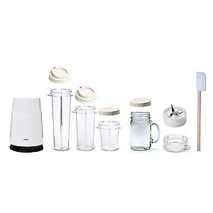 Tribest PB-430WH Personal Blender II, Small Blender for Shakes and Smoothies with BPA-Free Portable Blender Cups, White