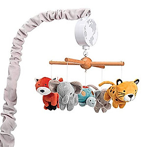 Lambs & Ivy Wild Life Musical Baby Nursery Crib Mobile - Protect The Animals