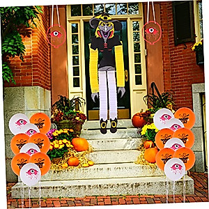 Abaodam 1 Set Set halloween balloon combination letter ballons halloween Party Supplies Halloween Star balloon black balloon Happy Halloween Balloon wreath Ladies skeleton Aluminum film