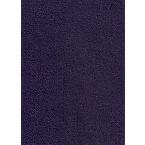 Midnight Dance Navy Blue - Wool Felt Oversized Sheet - 35% Wool Blend - 1 12x18 inch Sheet