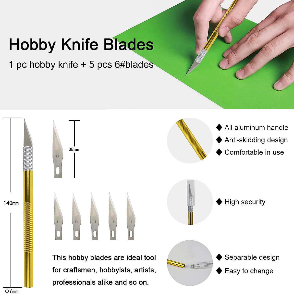 Wallpaper Tools Kit Wallpaper Smoothing Tool Vinyl Tool Wallpaper Squeegee Seam Roller Tape Measure,snitty Vinyl Cutter and Craft Knife with 5 Replacement Blades for Vinyl Wallpaper