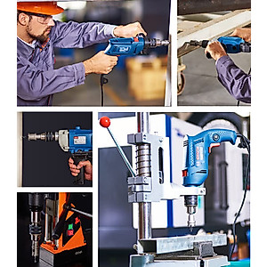 REETAI-FOUR 10Pcs TCT Hole Saw Kit,Tungsten Carbide Tipped Hole Saw Set, Hole Cutter Heavy Duty for Stainless Steel.(5/8"-2-1/8”).