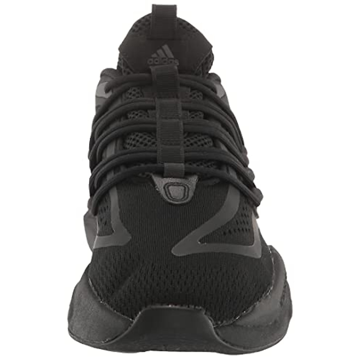 adidas Men's AlphaBoost V1 Running Shoe, Black/Grey/Carbon, 11