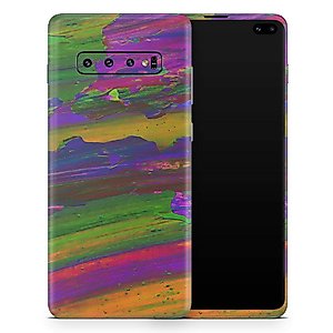 DesignSkinz Liquid Abstract Paint Remix V57 Protective Vinyl Decal Wrap Skin Cover Compatible with The Samsung Galaxy S20 (Screen Trim & Back Glass Skin)