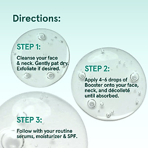 goPure 10% Niacinamide Serum Booster - Redness Reducing Skin Care, Reduces the Look of Skin Discoloration and Large Pores in Soothing Formula with Natural Extracts to Even Skin Tone - 1 fl oz