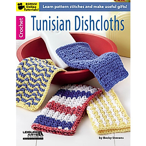 Leisure Arts LEA6371 Tunisian Dishcloths Bk