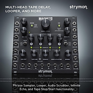 Strymon Magneto Four Head Tape Delay And Looper Eurorack Module with Spring Reverb for Eurorack Synth Setups
