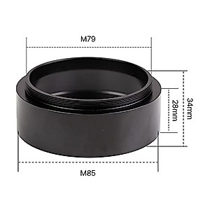 Cloudray F-Theta Lens Adjust Mount Male Thread Height 34mm for Thread M85 M79 Fiber Laser Marking Machine