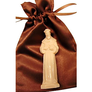 Westmon Works St Francis Pet Prayer Set Holy Card Patron Saint Novena Prayer with Plastic Saint Statue for Dog and Cat Owners