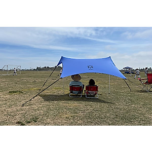 Neso Sidelines 1 Versatile Sports Sun Shelter, Patented Corners & Poles, 100% Recycled Stakes, 4.5lb