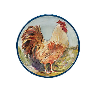 Certified International Rooster Meadow 36 oz. Soup/Cereal Bowls, Set of 4