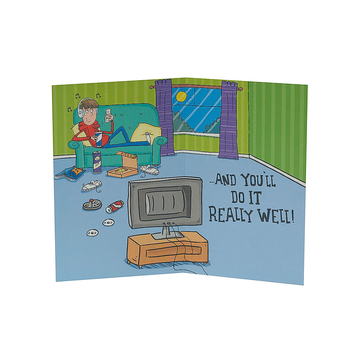 UK Greetings 13th Birthday Card for Him/Friend - Funny Teen Design