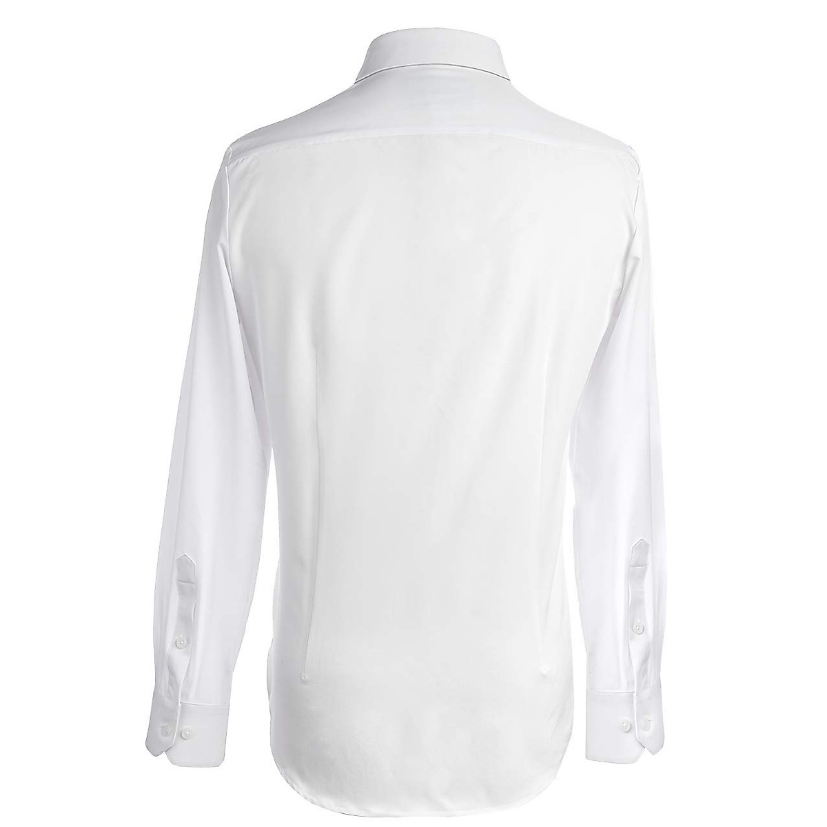 TRUWEAR Phenom Classic White Long Sleeve Men's Performance Fabric Dress Shirt