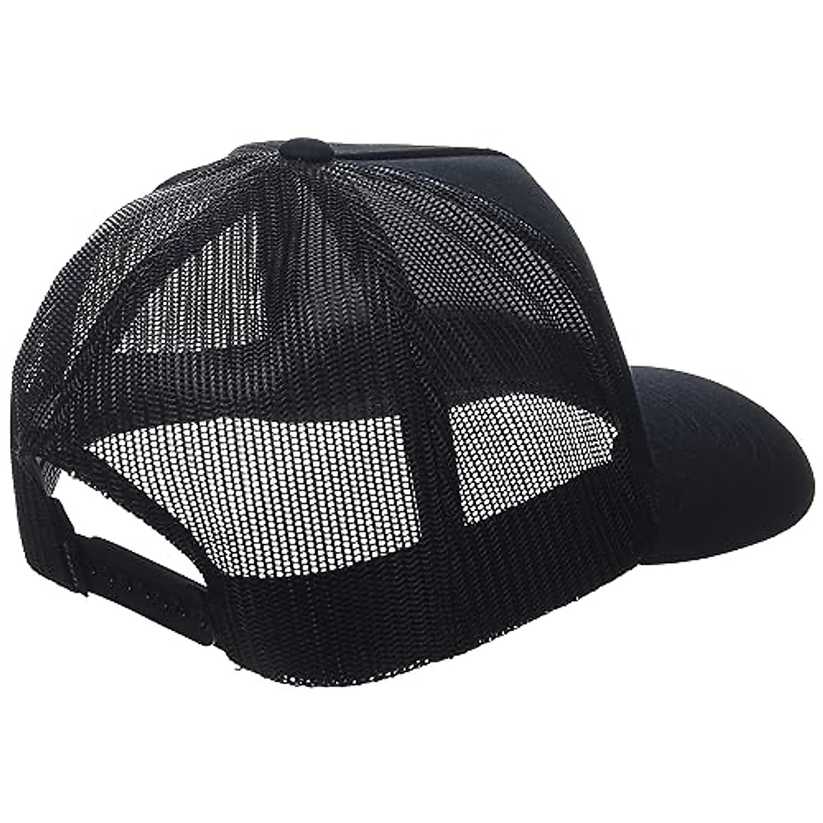 Rip Curl Icons Trucker Hat, Mesh Back Cap Snapback for Men, Adjustable, Eco Black/Red