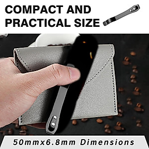 YAFIYGI 2 Pack Knife Pocket Clip Deep Carry Pocket Clip Replacement for EDC Knife Recessed Screw Hole Design Enhanced Carry Experience Durable Stainless Steel Clip Knife Accessories (Screws Included)