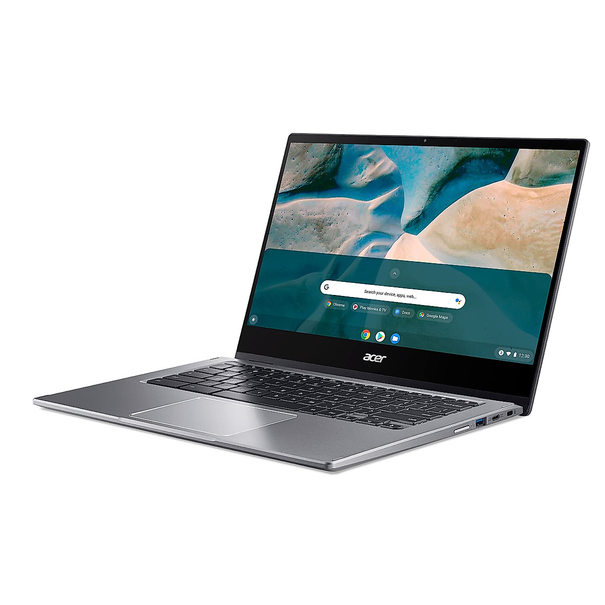 Acer Chromebook Enterprise Spin 514 Convertible Laptop | AMD Ryzen 5 3500C | 14" Full HD IPS Touch Display | 8GB DDR4 | 128GB SSD | microSD | Wi-Fi 5 | Backlit Keyboard | Chrome OS | CP514-1WH-R1H8