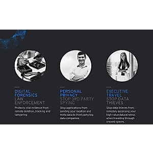 Digital Forensic Evidence Laptop Faraday Case with Faraday Solutions Enhanced X2 Shielding for Executive Travel and Personal Privacy (Cellphones, Tablets, Laptops 22 inch x 15 inch), Black