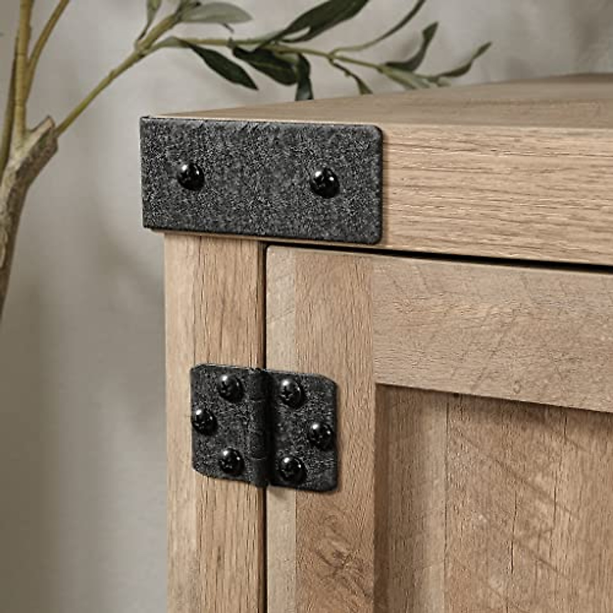 Sauder Bridge Acre Credenza, for TV's up to 65", Lintel Oak Finish