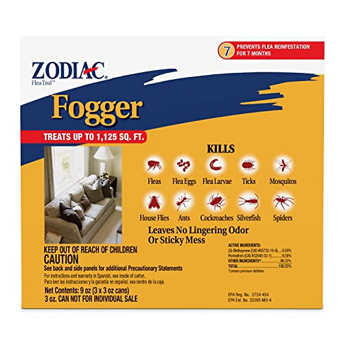 Zodiac Fogger 3 ounce cans, 3 Pack