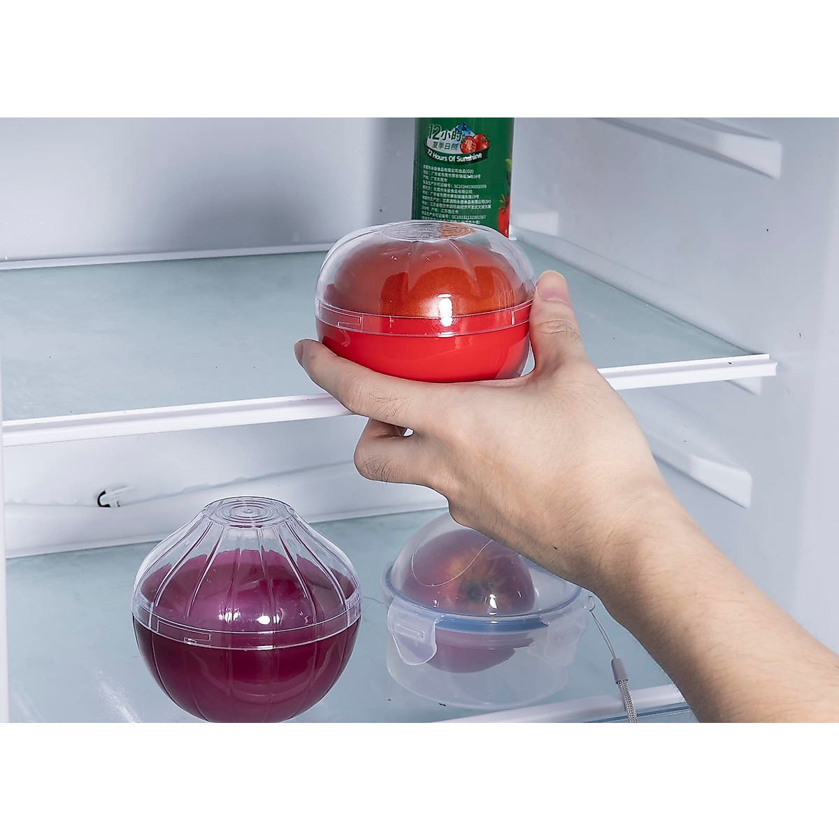 Ortarco Tomato Keeper Tomato Saver Tomato Storage Containers Reusable Tomato Holder Organizer