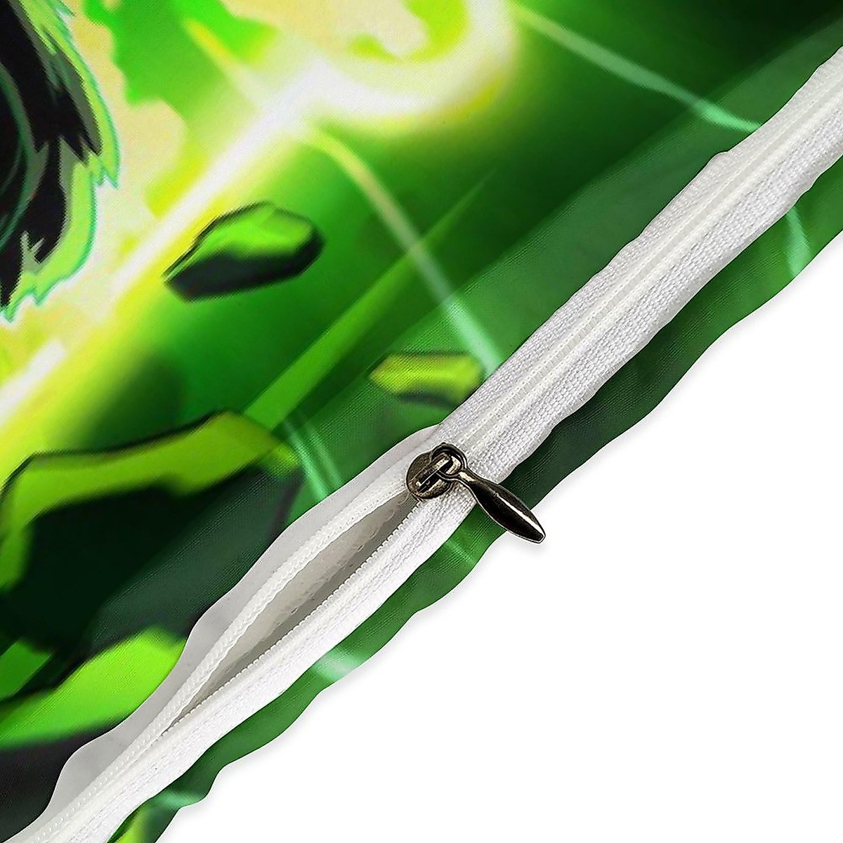 ggtg Saiyajin Broly 3-Piece Bedding Set Soft Microfiber Sheet & Pillowcase Sets Full Size Sheet Set 79"x90"