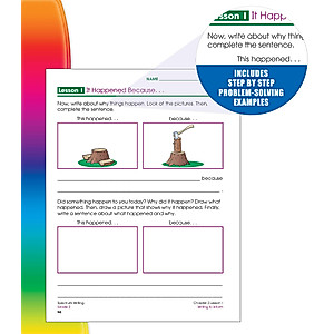 Spectrum Writing Workbook Grade 2, Ages 7 to 8, Second Grade Writing Workbook, Informative, Opinion, Letters, and Story Writing Prompts, Writing Practice for Kids - 112 Pages