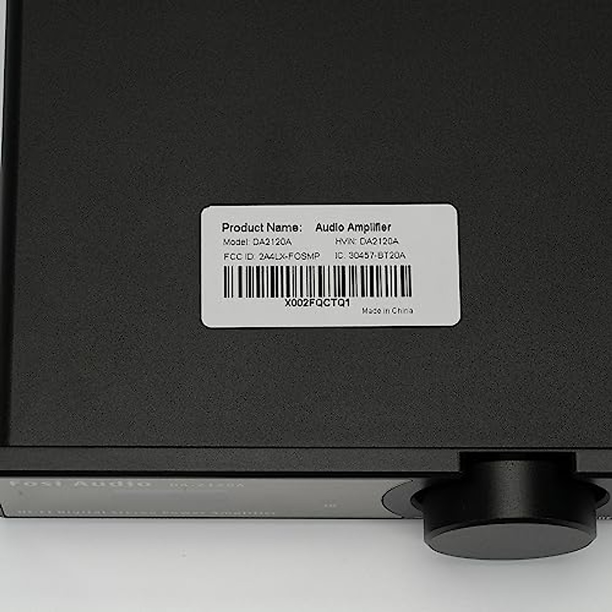 Fosi Audio DA2120A Bluetooth 5.0 2.1 CH DAC Amplifier Stereo Receiver Audio Hi-Fi Support aptX Integrated Class D Digital Power Amp for Passive Speakers Active Subwoofer with Remote Control