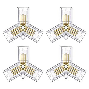 4 Pieces 3-Way Y Connectors