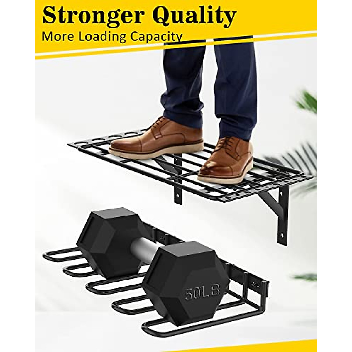 ENONCI 2 Pack Adjustable Design Power Tool Organizer, Garage Storage, Garage Organization Drill Holder Wall Mount, Garage Storage, Garage Shelving Tool Organizer for Garage Pegboard Workshop