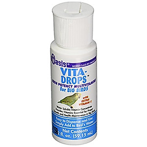 OASIS #80058 Vita Drops for Big Birds, 2 oz.