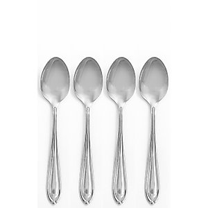 Hampton Forge Ginger 4 Pc Tea Spoons, 0.25 LB, Metallic