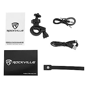 Rockville (2) Rock Everywhere Portable Bluetooth Speakers Wireless Stereo Sound