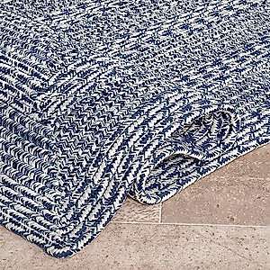 nuLOOM Rowan Braided Texture Indoor/Outdoor Area Rug, 4x6, Blue