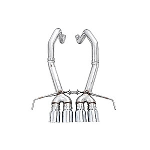 AWE Tuning 14-19 Chevy Corvette C7 Z06/ZR1 (w/o AFM) Track Edition Axle-Back Exhaust w/Chrome Tips - 3020-42073