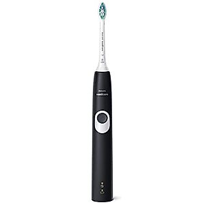 Philips Sonicare ProtectiveClean 4100 Electric Rechargeable Toothbrush, Plaque Control, Black