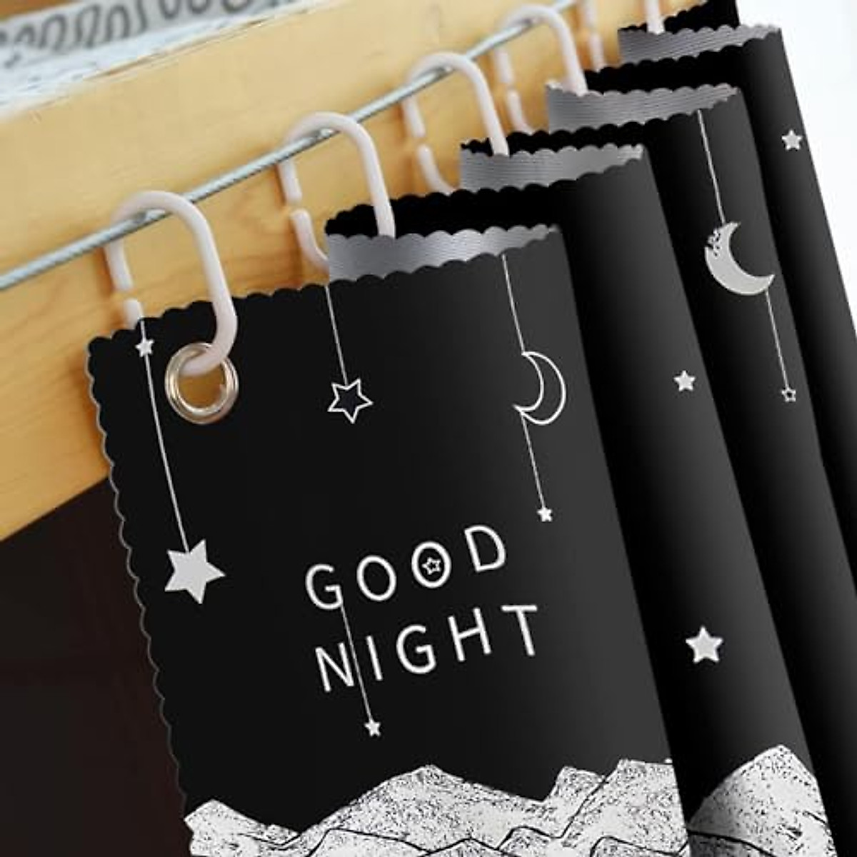 XGOPTS Bottom Bunk Bed Curtains Privacy Curtains Breathable Dustproof Single Bed Blackout Curtains Privacy Cloth Panels Underbed Loft Bed Canopy Tent Curtain Shading Drapes for Dorm