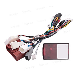 Strpump 16pin Car Radio Stereo Power Retrofit Harness Cable Wire for Mazda 6 Atenza CX-5 2013+ w/Bose Amp Retain OEM Rearview Camera USB Adapter