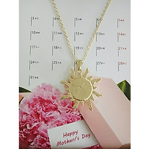 MANZHEN Gold Tone Fashion Sun Sunflower Pendant Natural Abalone Shell Charm Necklace for Women(Gold)