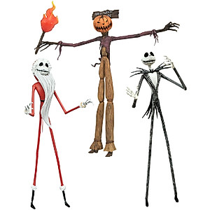 Diamond Select Toys The Nightmare Before Christmas: Jobs of Jack Skelllington Action Figure Box Set, Multicolor