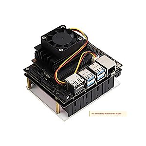 Waveshare UPS Power Module (B) for Jetson Nano 5V Uninterruptible Power Supply 5A High Current with Pogo Pins Connector