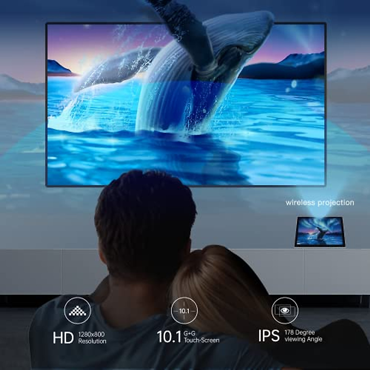 Freeski Tablet 10.1 Inch Android 10-2GB RAM 32GB ROM, 6000mAh Battery Quad Core IPS HD Touchscreen Tablets (Silver)