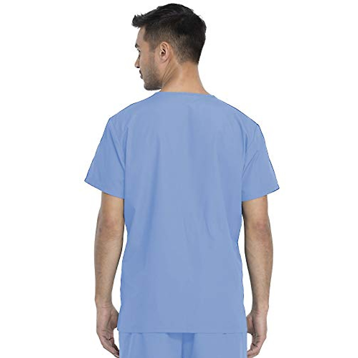 Dickies Men & Women Top and Pant Scrubs Set Plus Size DKP520C, 3XL, Ciel