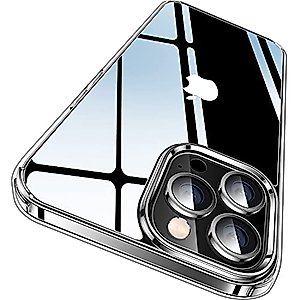 CASEKOO Upgraded Crystal Clear iPhone 14 Pro Case, [Never Yellow] [Exceed Mil-Grade Protection] Transparent Cover for Women Men Slim iPhone 14 Pro Phone Case 6.1 in, Clear